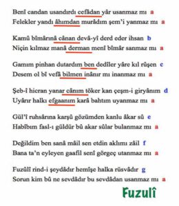 Gazel nedir örnekleri özellikleri rindane musammat gazel örneği